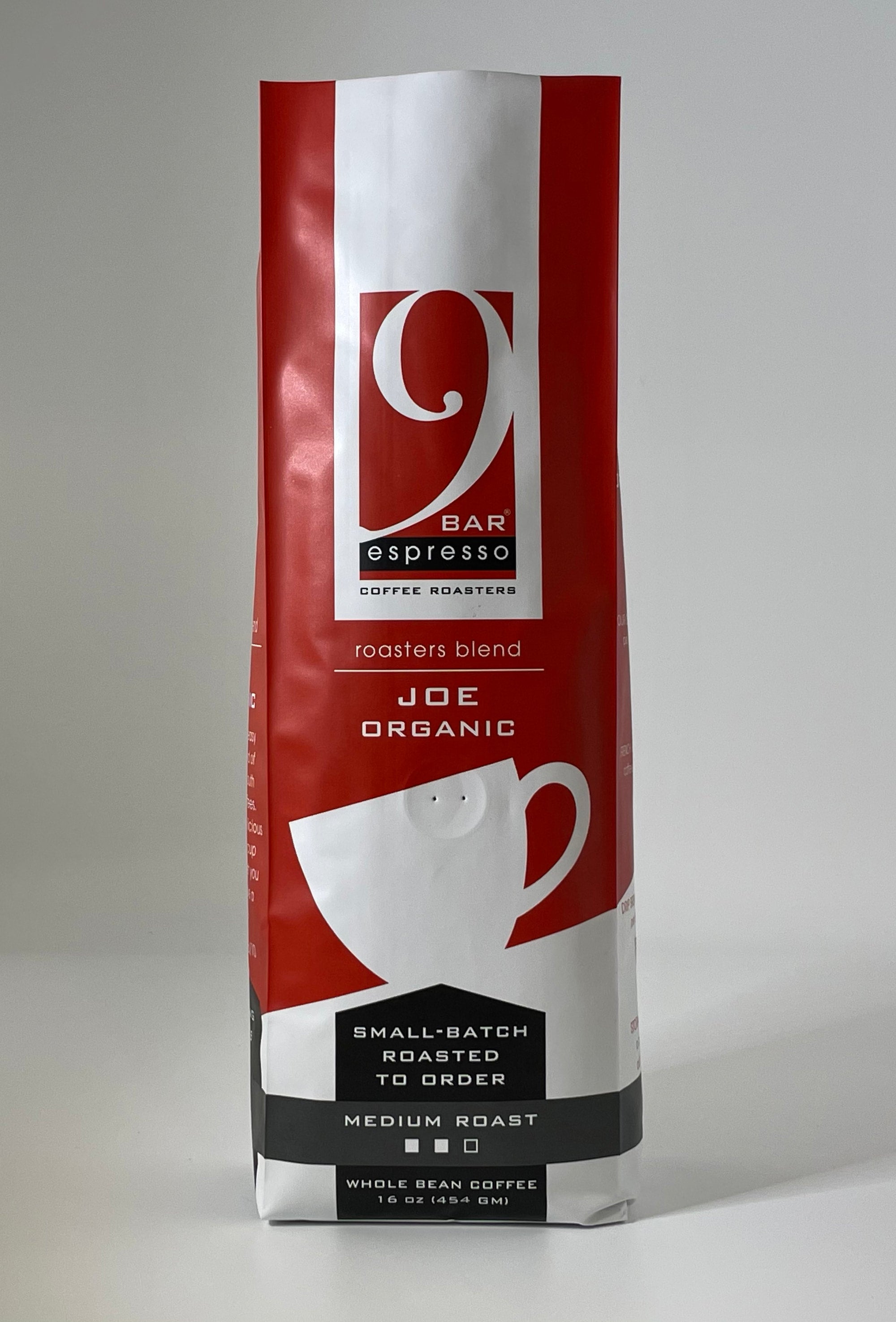 Organic Roasters Blend Coffee - Medium Roast - Joe - 9 Bar Espresso | 9 ...